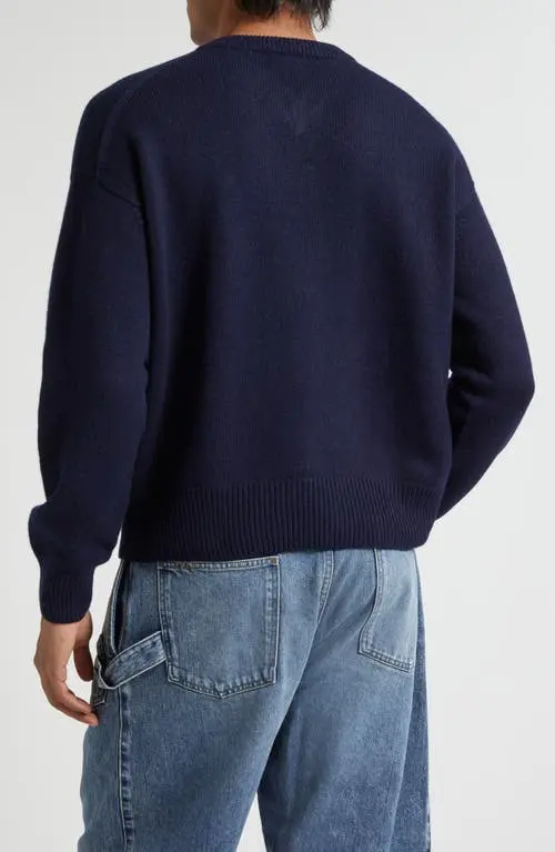 JW Anderson Loafer Stitch Cashmere V-neck Sweater