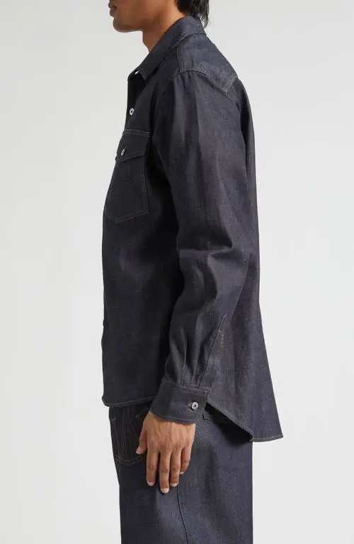 JW Anderson Oversize Denim Button-up Shirt
