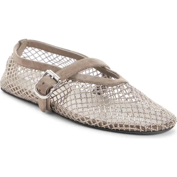 Alaïa Fishnet Mary Jane Flat