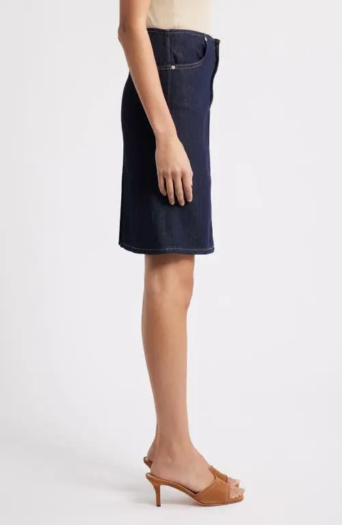 Mango Menphis Denim Pencil Skirt