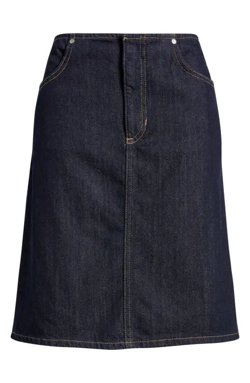 Mango Menphis Denim Pencil Skirt