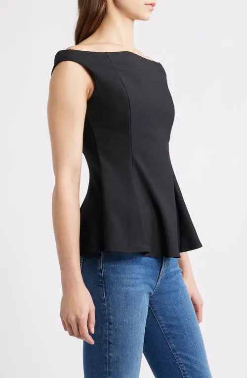 Mango Off-the-shoulder Peplum Top