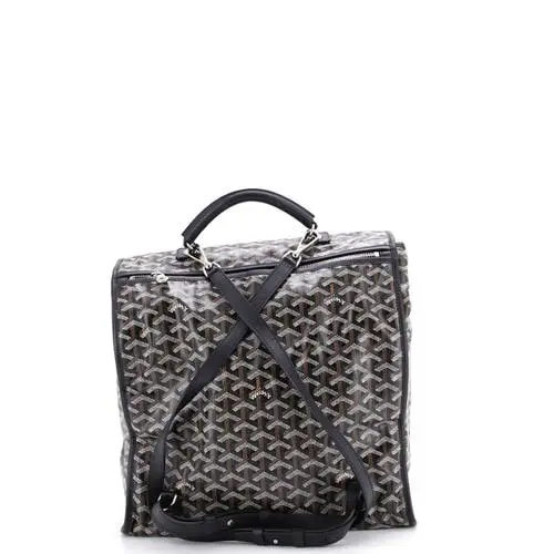 Goyard Saint Leger Briefcase Backpack Coated Canvas