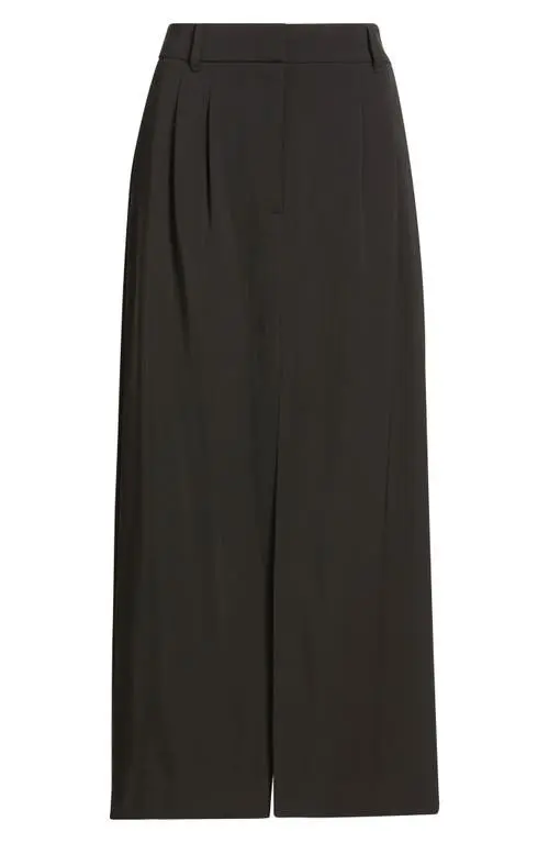 French Connection Suiting Slit Maxi Skirt - Black