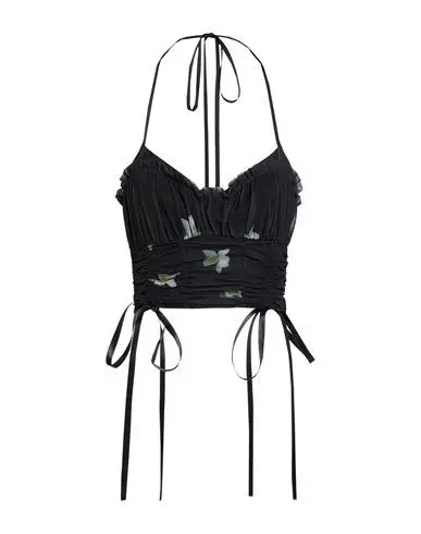 Pinko Floral Print Halterneck Crop Top