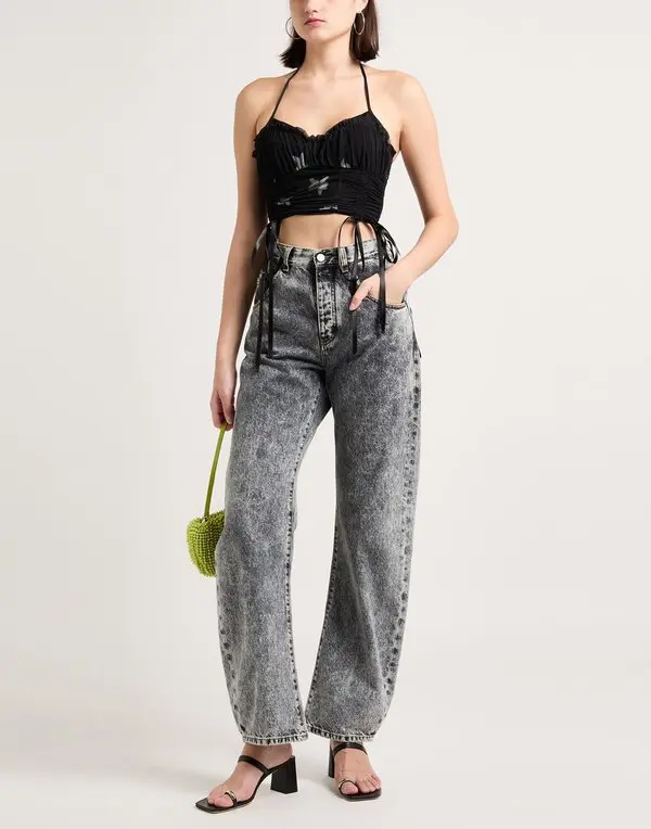 Pinko Floral Print Halterneck Crop Top