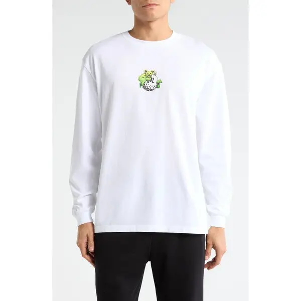 MALBON Grateful Dead Gorse Long Sleeve Graphic T-shirt - White
