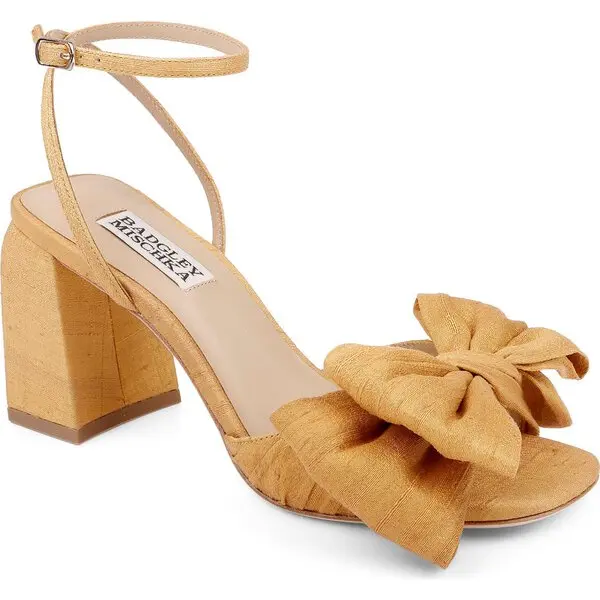 Badgley Mischka Olani Platform Sandal - Sand Silk