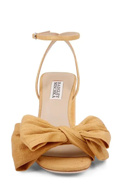 Badgley Mischka Olani Platform Sandal - Sand Silk