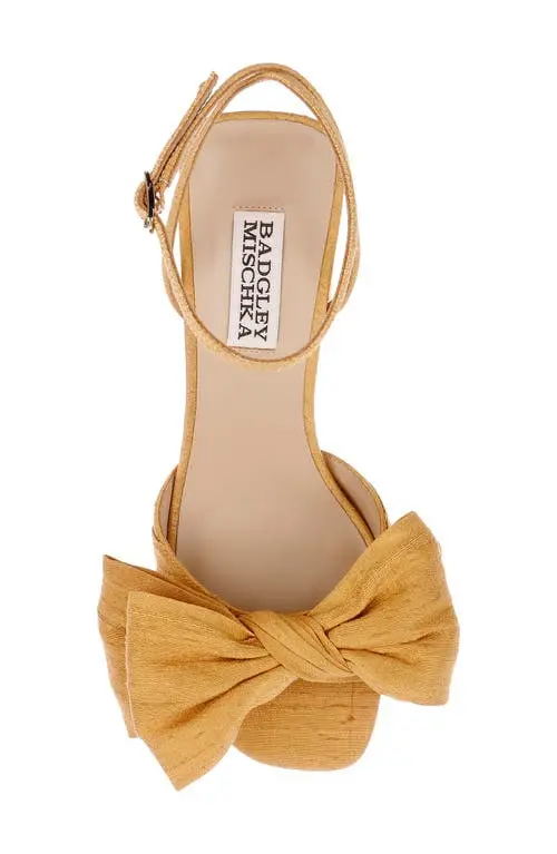 Badgley Mischka Olani Platform Sandal - Sand Silk