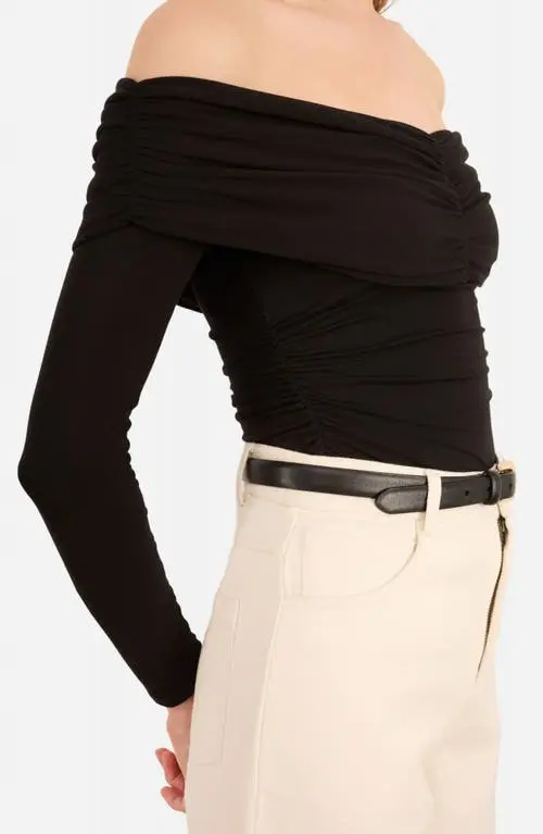 Cami Nyc Julien Off The Shoulder Long Sleeve Bodysuit