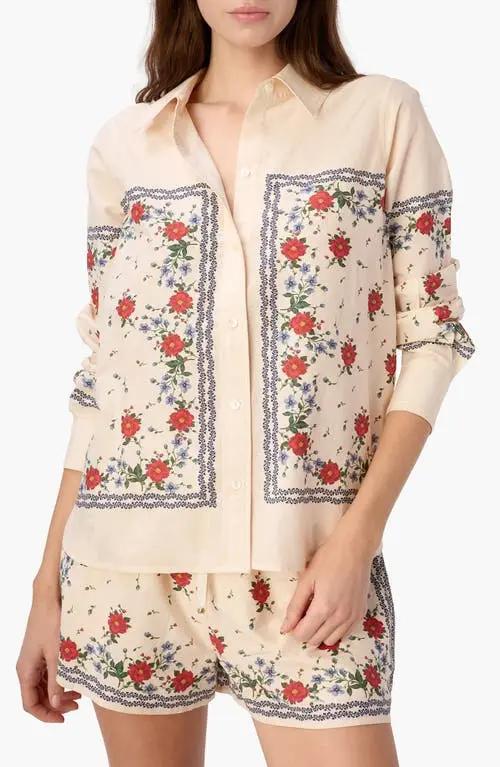 Cami Nyc Rafella Floral Cotton & Silk Shirt - Heirloom Bandana