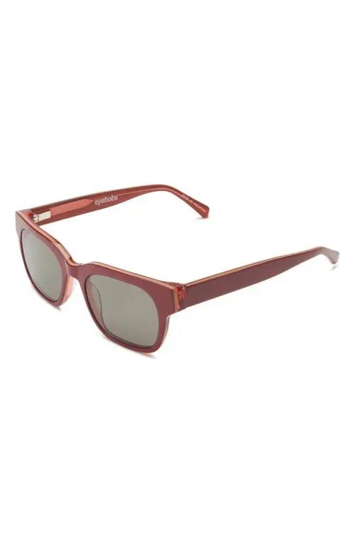 Eyebobs Numero Uno 49mm Polarized Sunglasses - Wine/blush Layer/grey