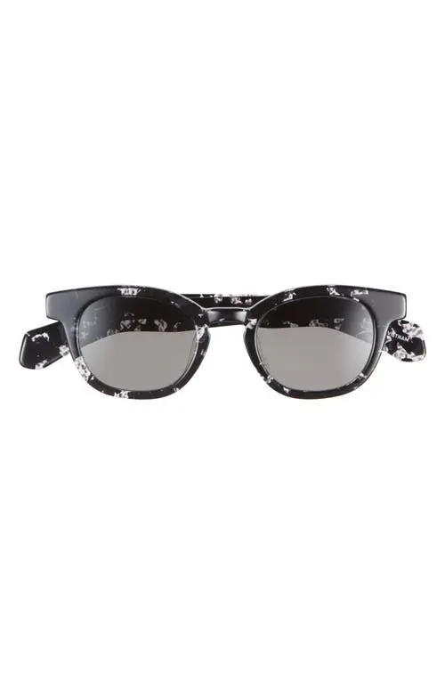 Eyebobs Total Wit Round Polarized Sunglasses - Black/clear/polarized Grey