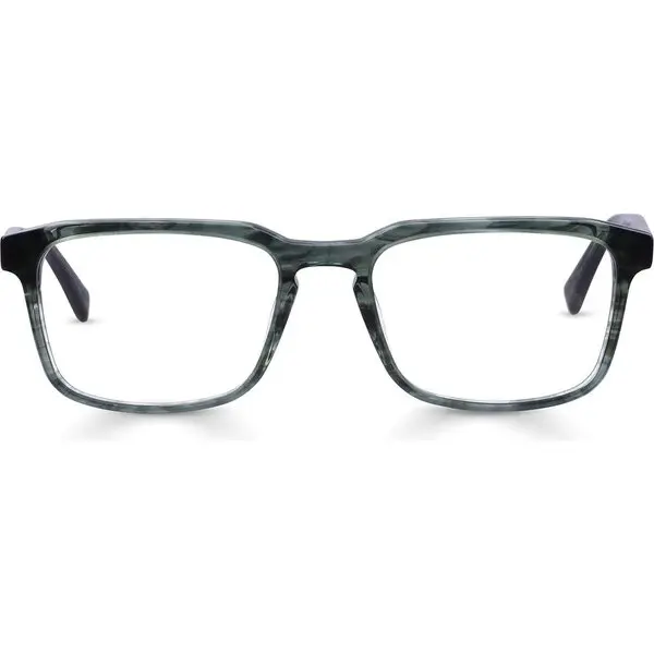 Eyebobs Seymour Rectangular Blue Light Blocking Glasses - Thyme/basil
