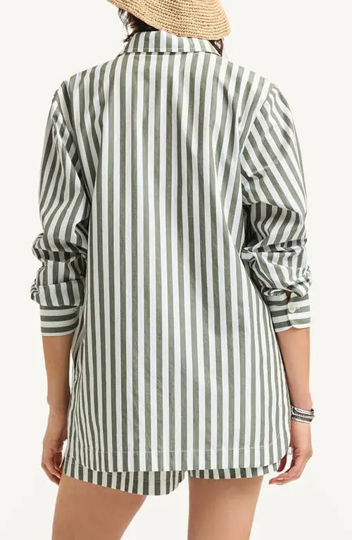 Vitamin A® Oversized Organic Cotton Cover-up Shirt