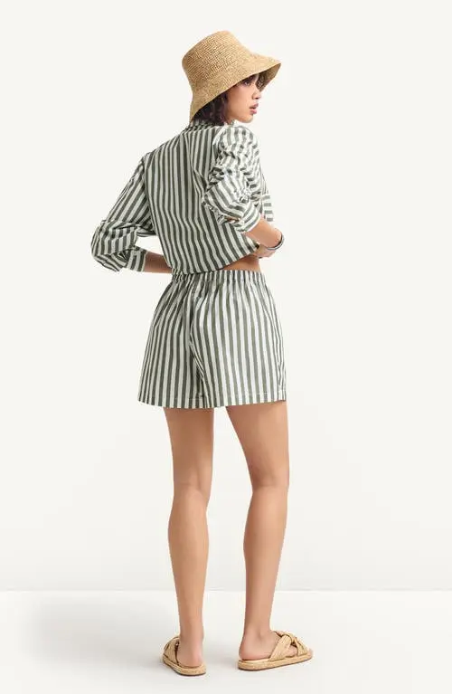 Vitamin A® Oversized Organic Cotton Cover-up Shirt