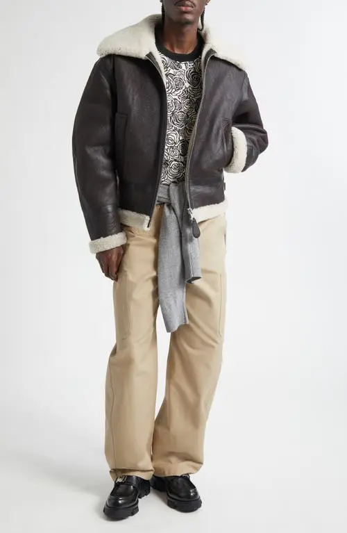 Givenchy Shearling Liner Bomber Jacket