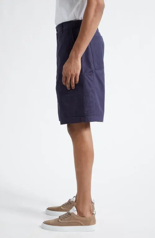 Givenchy Herringbone Denim Cargo Bermuda Shorts