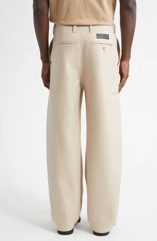 Givenchy Couture Seam Cotton Twill Workwear Pants