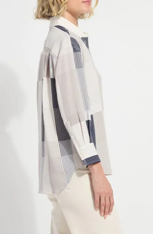 Lyssé Jessica Stripe Button-up Shirt