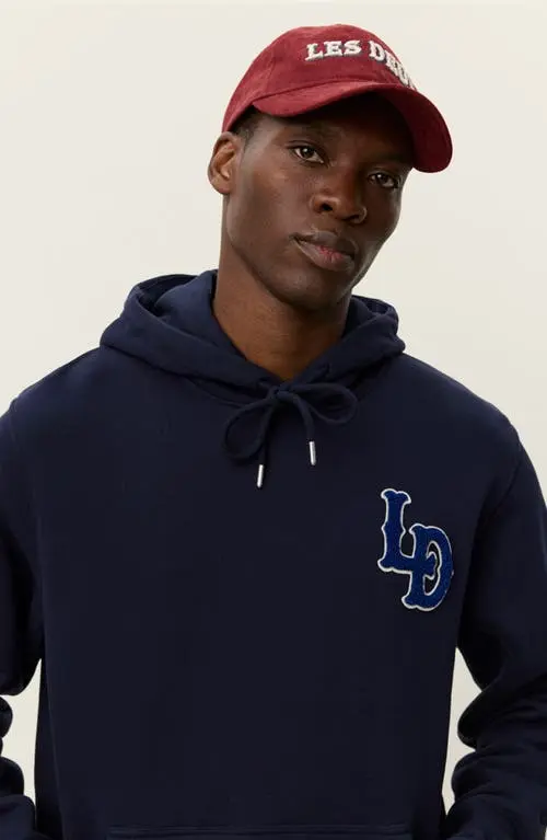 LES DEUX Brady Logo Patch Hoodie