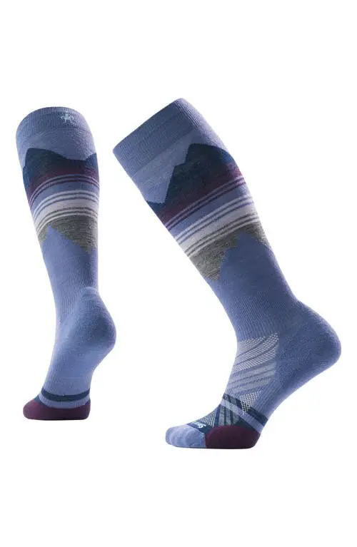 Smartwool Patterned Over-the-calf Socks - Nightfall Blue