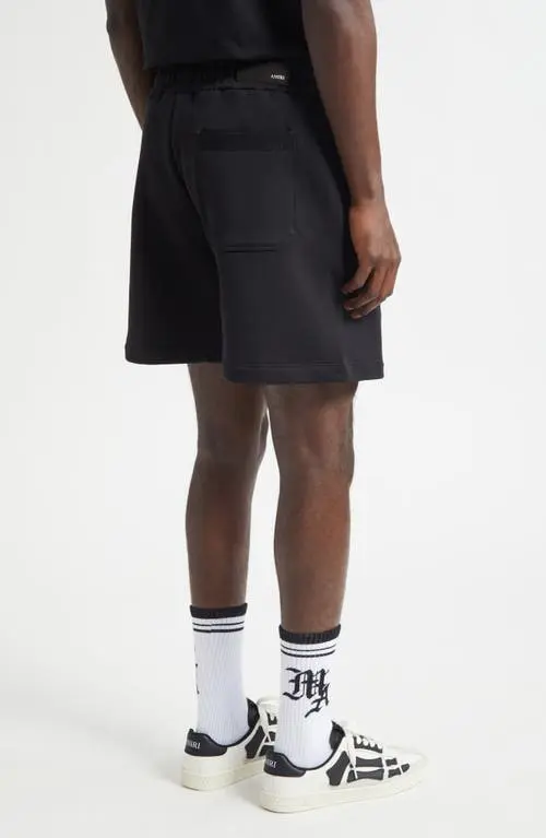 Amiri Core Logo Embroidered Sweat Shorts - Black