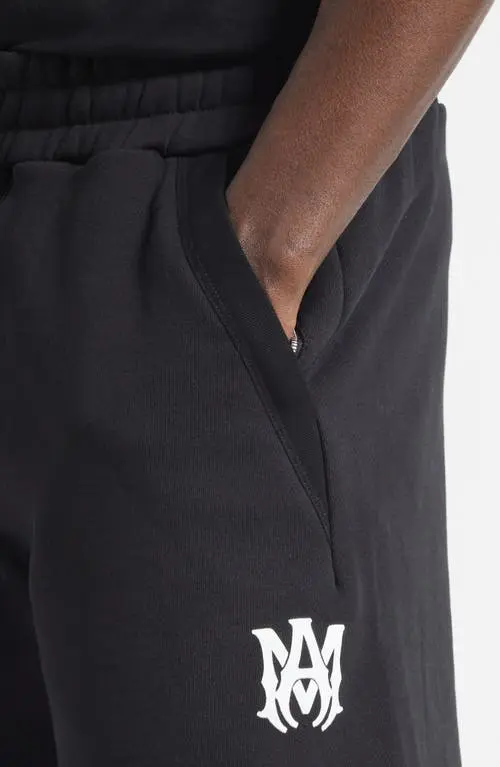 Amiri Core Logo Embroidered Sweat Shorts - Black