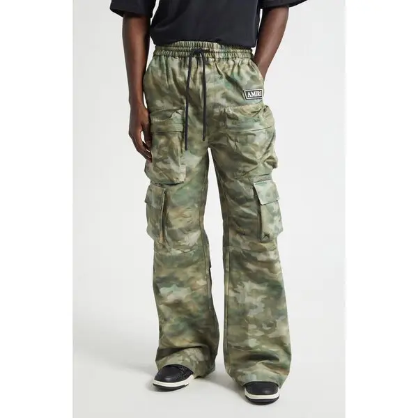 Amiri Printed Drawstring Cargo Pants - Camo