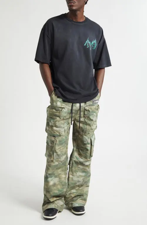 Amiri Printed Drawstring Cargo Pants - Camo