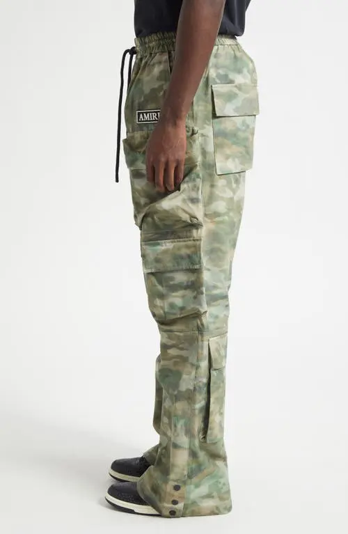 Amiri Printed Drawstring Cargo Pants - Camo