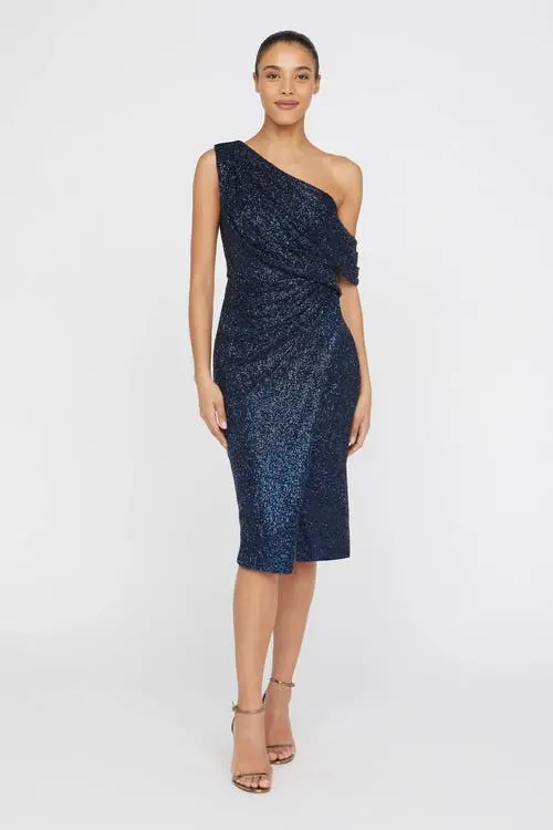 Theia Briella One-shoulder Cocktail