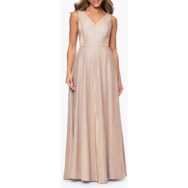 XSCAPE EVENINGS Galaxy Glitter Gown