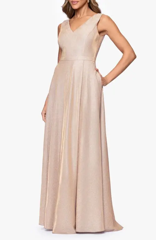XSCAPE EVENINGS Galaxy Glitter Gown
