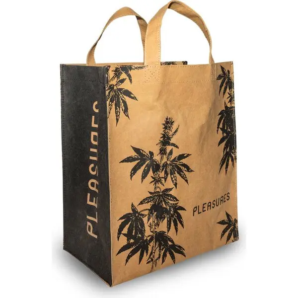 PLEASURES Leaf Printed Shopper Tote - Natural