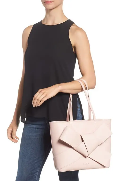 Ted Baker London Leather Shopper With Removable Zip Pouch