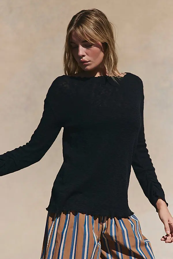 Free People Selena Tunic - Black