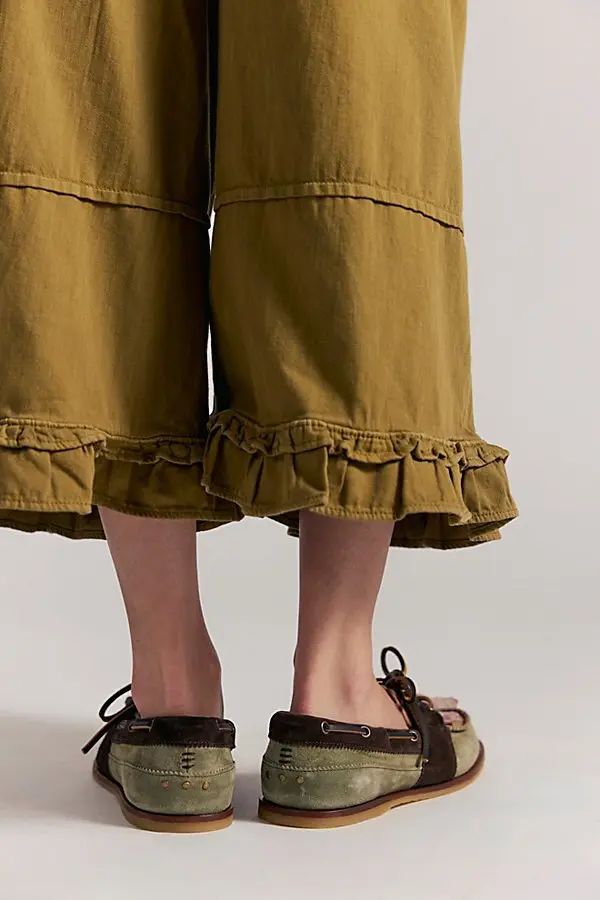 Free People We The Free Benny Boat Shoes With Fringe Detail