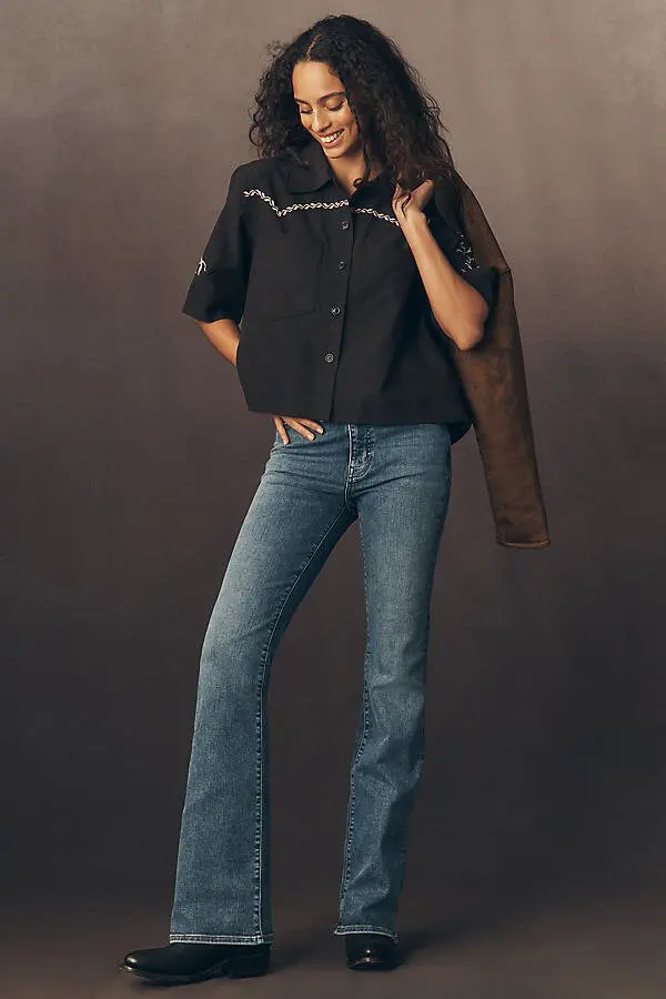 FRAME Reboot High-rise Bootcut Jeans