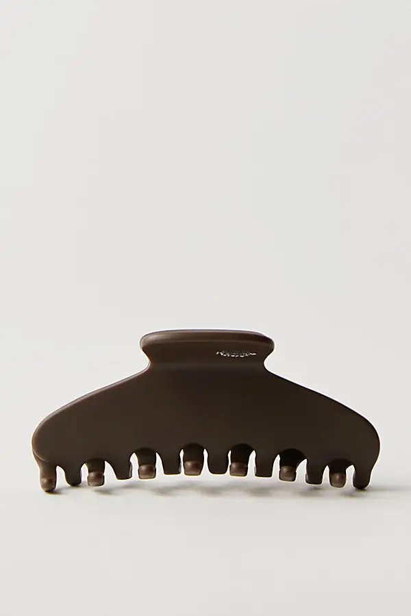 Free People Minor League Claw Clip - Chocolate