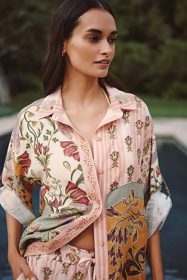 Agua Bendita Chrissy Buttondown Shirt - Multi