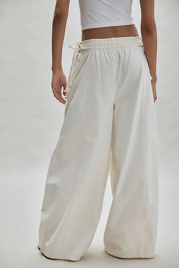 Free People Sun Dazed Pants - Clean Ivory