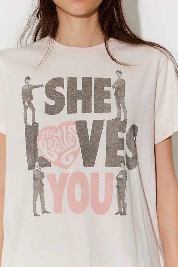 Junk Food Clothing She Loves You Tee