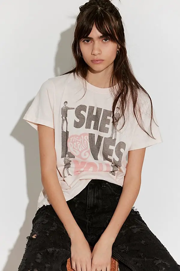 Junk Food Clothing She Loves You Tee