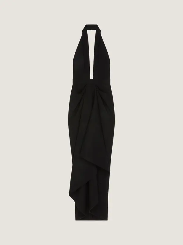 Givenchy Draped Wool Dress
