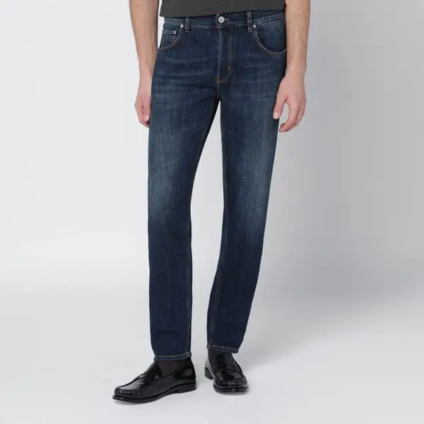 PT TORINO Dark Washed Cotton Jeans