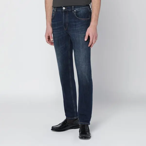 PT TORINO Dark Washed Cotton Jeans