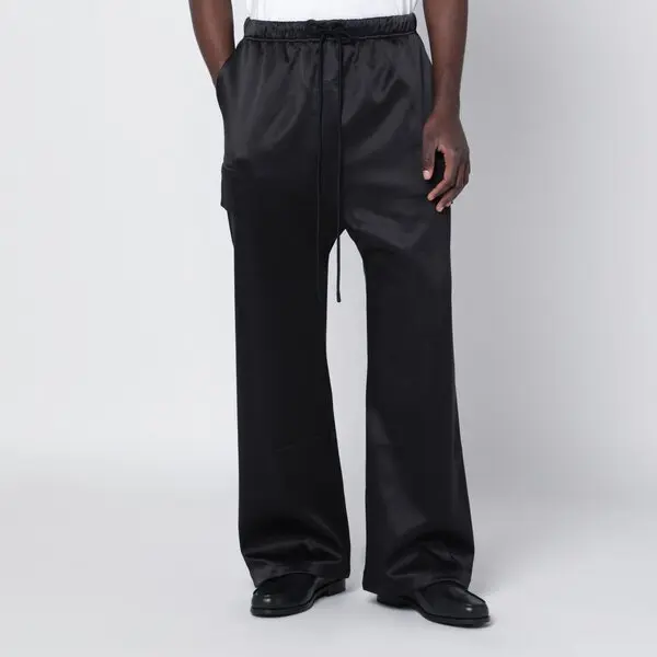 Fear Of God Satin Cargo Trousers - Black