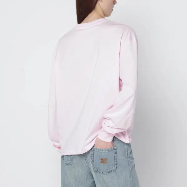 GANNI Long-sleeve Top With Logo